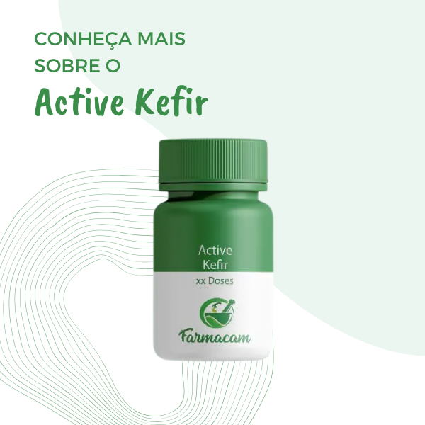 Active Kefir probiótico: equilíbrio intestinal e 50% OFF na Farmacam